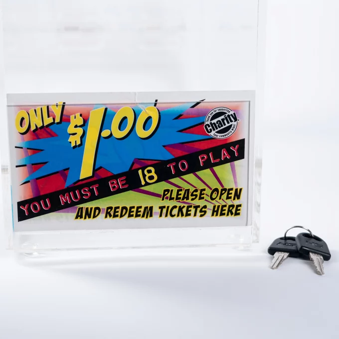 Acrylic Ticket Containers | Multiple Sizes & Styles to Suit Any Event