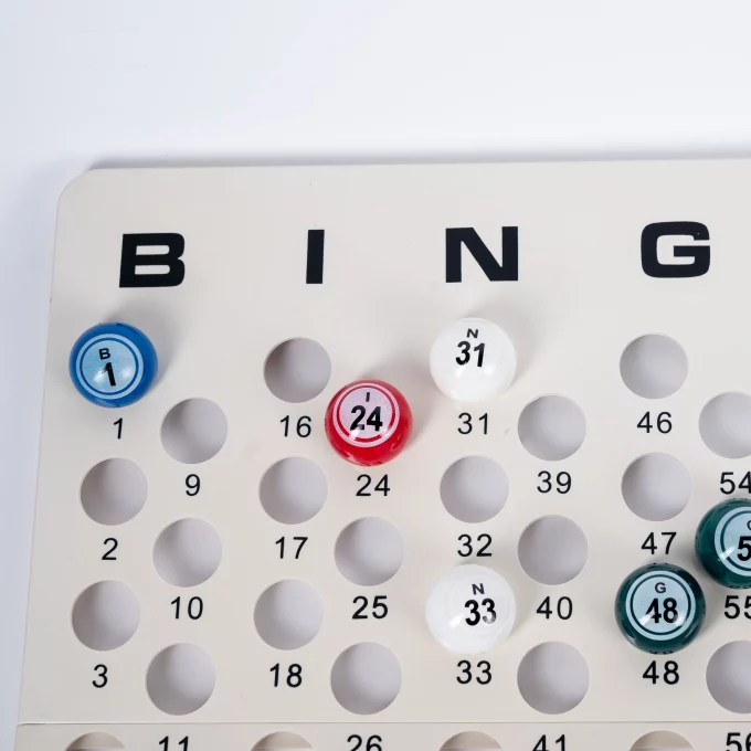 Double Number Bingo Balls | Coated for Durability & Visibility