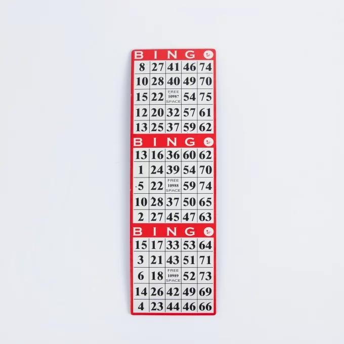 Hard Bingo Cards | Tough Design Built for Repeated Use
